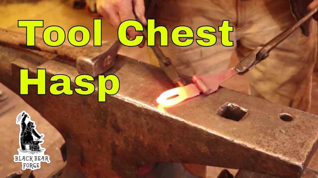Dutch tool chest hasp - YouTube