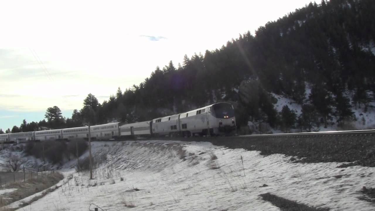 [HD] California Zephyr in the Colorado foothills- [West Denver, Coal ...