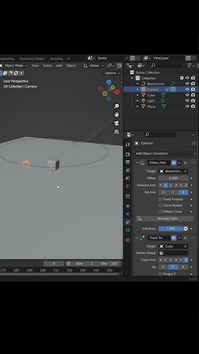 Camera Rotation Tutorial Blender Nation Shorts Short Blender Blender3d Blendertutorial