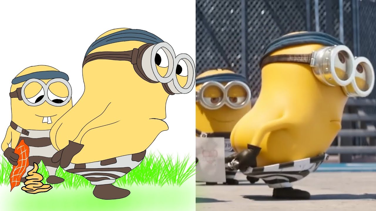 Despicable Me 3 Drawing Meme - Tones and I Minions Dance Monkey Drawing ...
