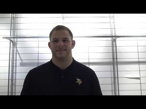 SHOUT OUT MINNESOTA INTERVIEWS MINNESOTA VIKINGS CENTER GARRETT BRADBURY