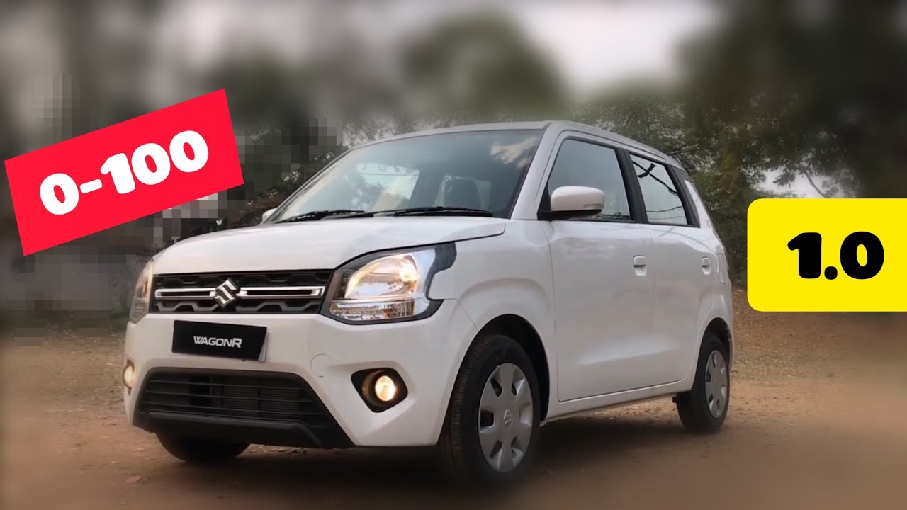 Maruti wagon r 1.0 acceleration 🤗 0-100 in sec.....(Tall gear) feel ...