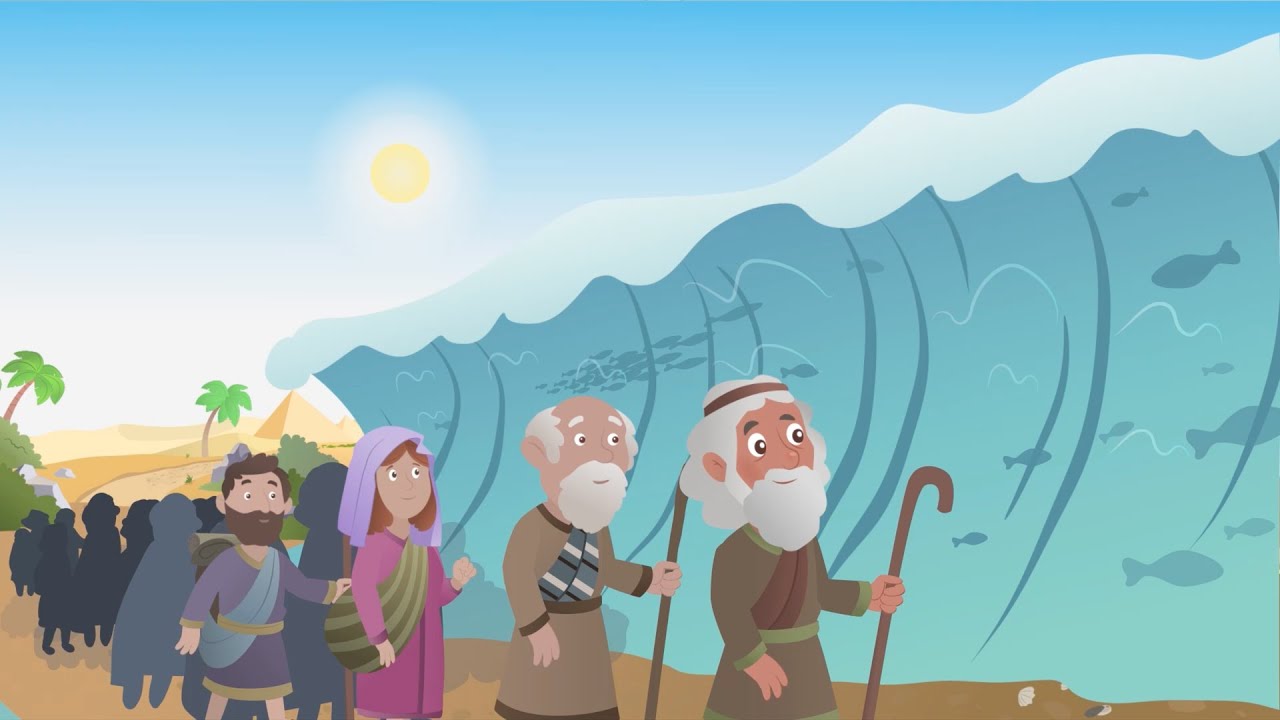 Moses Led the Crowd of Israel (Animated, with Lyrics) - Bible Heroes ...