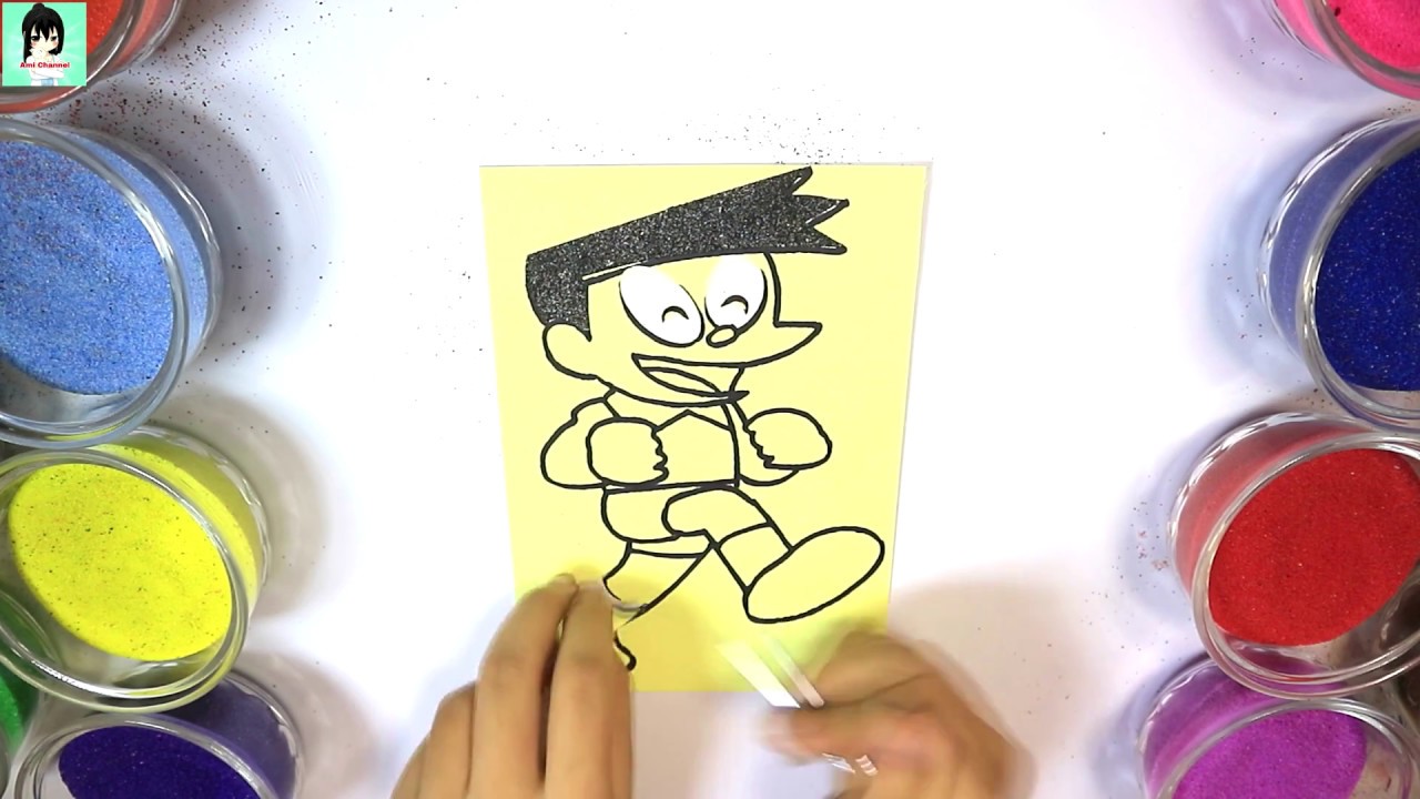 Đồ chơi trẻ em Tô màu tranh cát Xêko Coloring Sand Art for Kids - YouTube