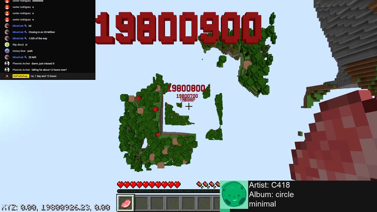 Falling 60 MILLION blocks in Minecraft! #4 - YouTube