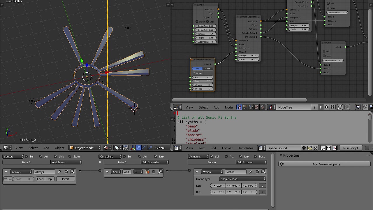 LIVENODING 789 / BGE Collision To Trigger Sonic Pi - YouTube
