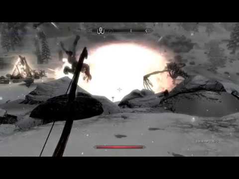 Skyrim Chicken Demolition - YouTube