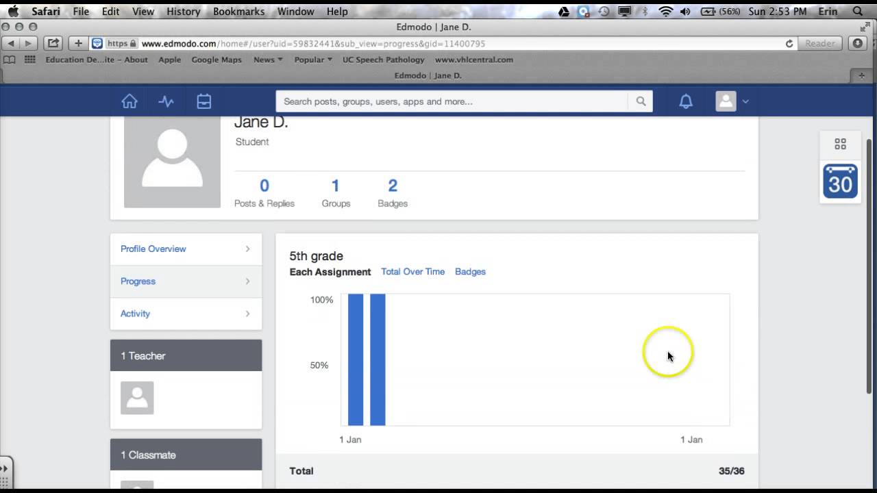 Progress tab - YouTube