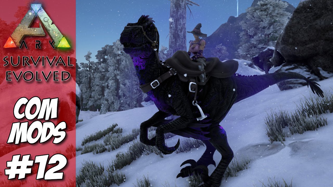 ARK Survival Evolved MODs #12 - O Raptor CAOS no meio dos Dragões ...