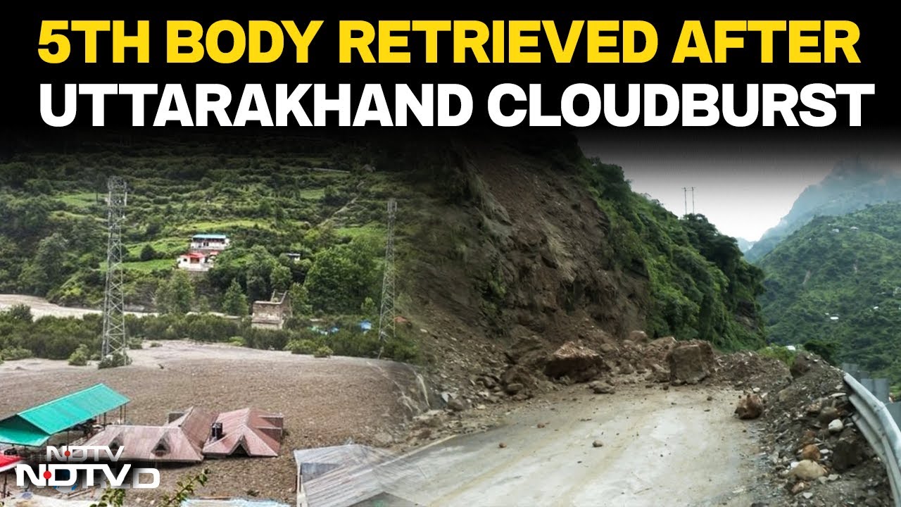 Uttarakhand Cloudburst | 4 Dead, 50 Missing After Flash Floods In Uttarakhand - YouTube