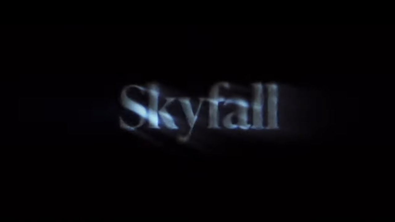 Skyfall (Adele) Lyric Video Animation - by Ron Yitzhaki - YouTube