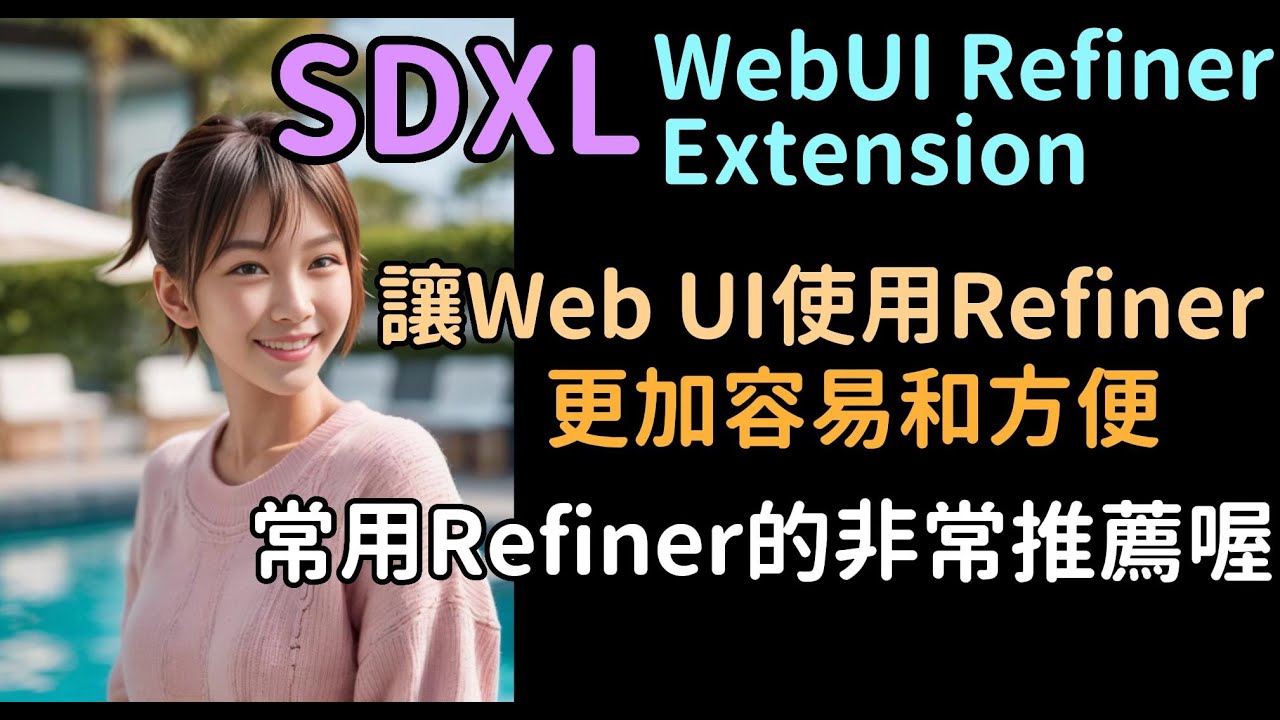 SD webUI SDXL讓Refiner更容易使用的extension. - YouTube