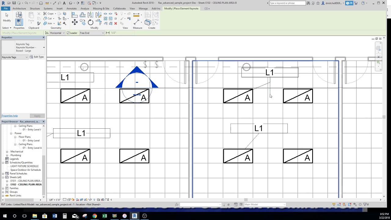 How To Create a Revit Keynote Legend - YouTube
