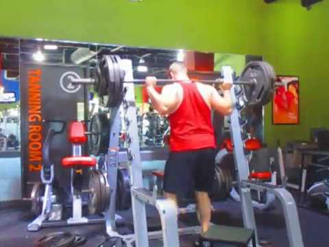 Light Touch Box Squat PR 5X3^360lbs - YouTube