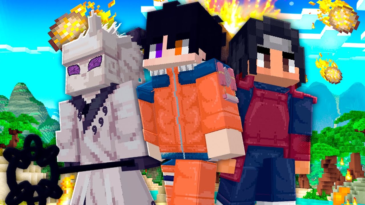 O NOVO MOD DE NARUTO ESTÁ INCRÍVEL NO MINECRAFT! - YouTube