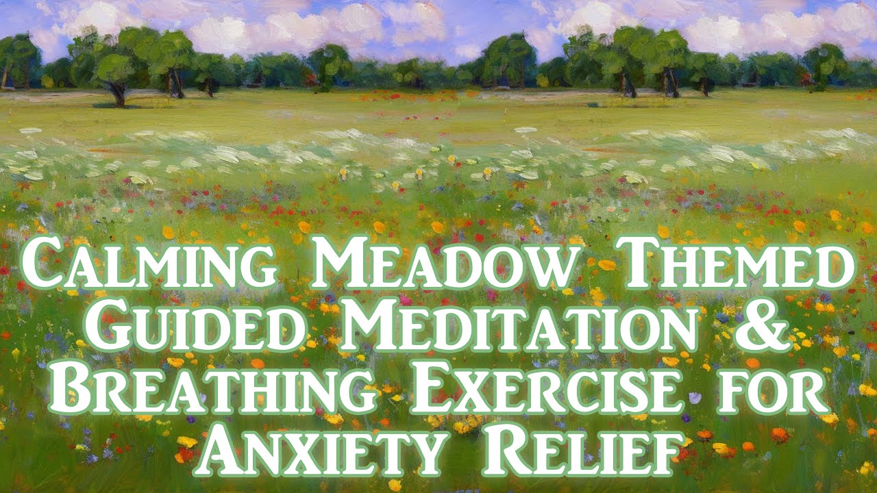 Short Calming Meadow Themed Guided Meditation & Breathing Exercises for ...