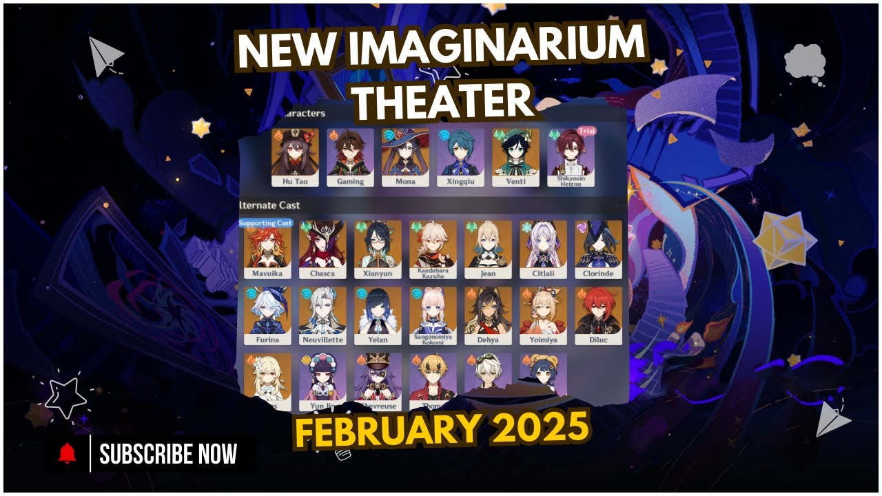 New Imaginarium Theater | February 2025 | Act 1 - Act 10 | Genshin ...