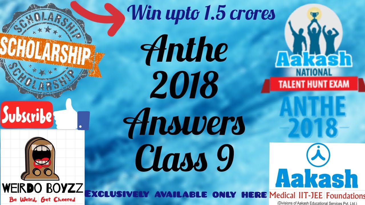 ANTHE 2018 Answers Class 9 28 Oct 2018 Questions And Answer Key anthe-2018-answers-class-9-28-oct-2018-questions-and-answer-key
