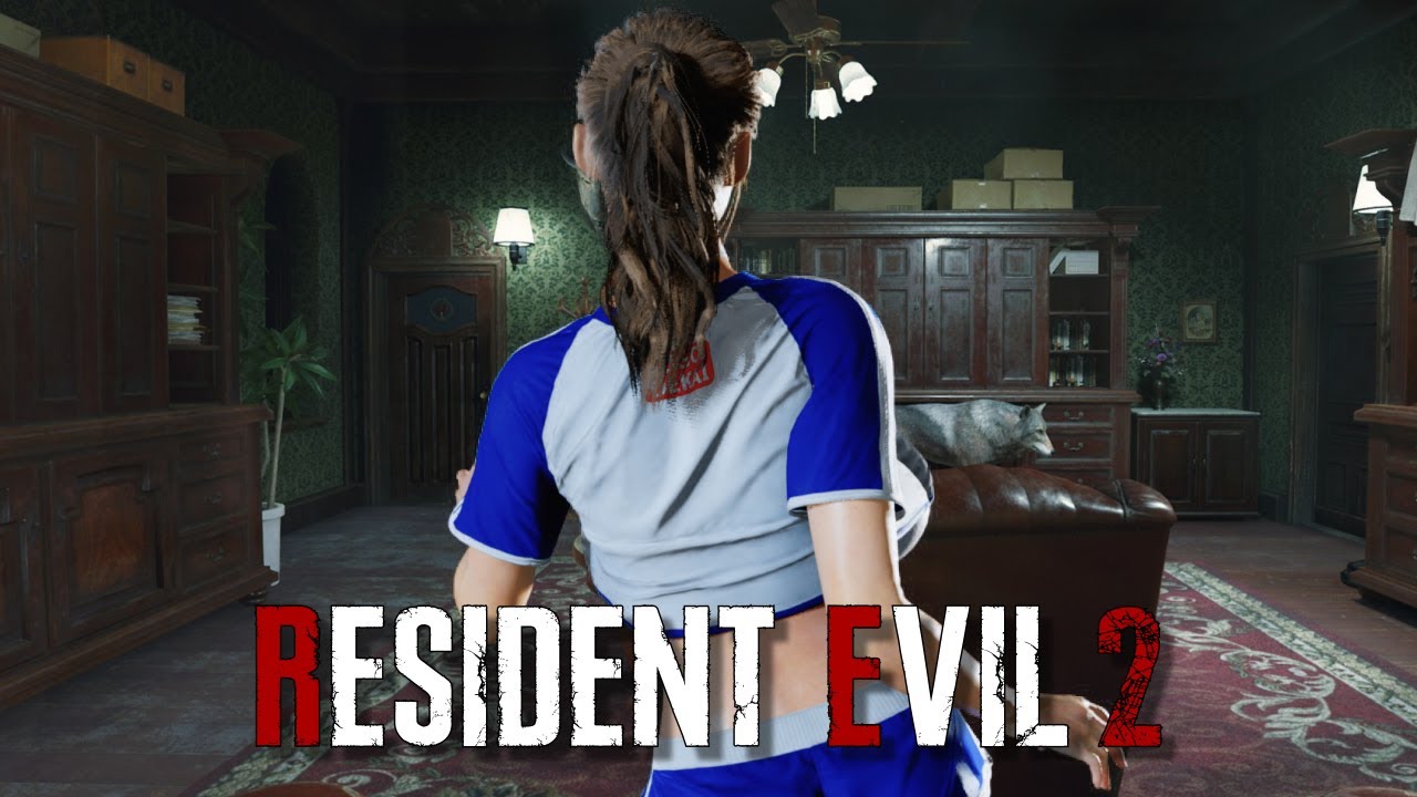 Resident Evil 2 Remake Claire with Get Fit Training Outfit PC Mod Full ...