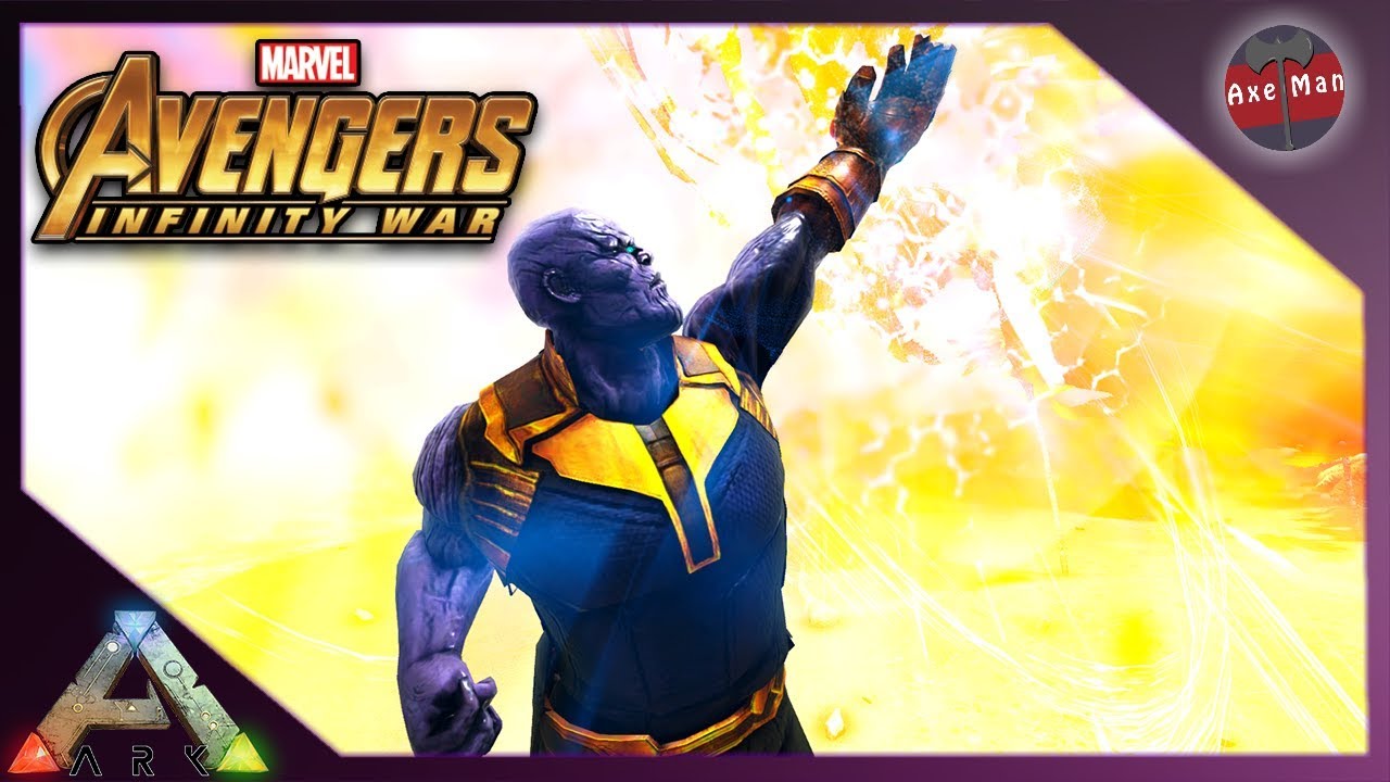 ARK TEAMS UP WITH MARVEL | THANOS DEALS 2 BILLION DAMAGE!! | ARK ...