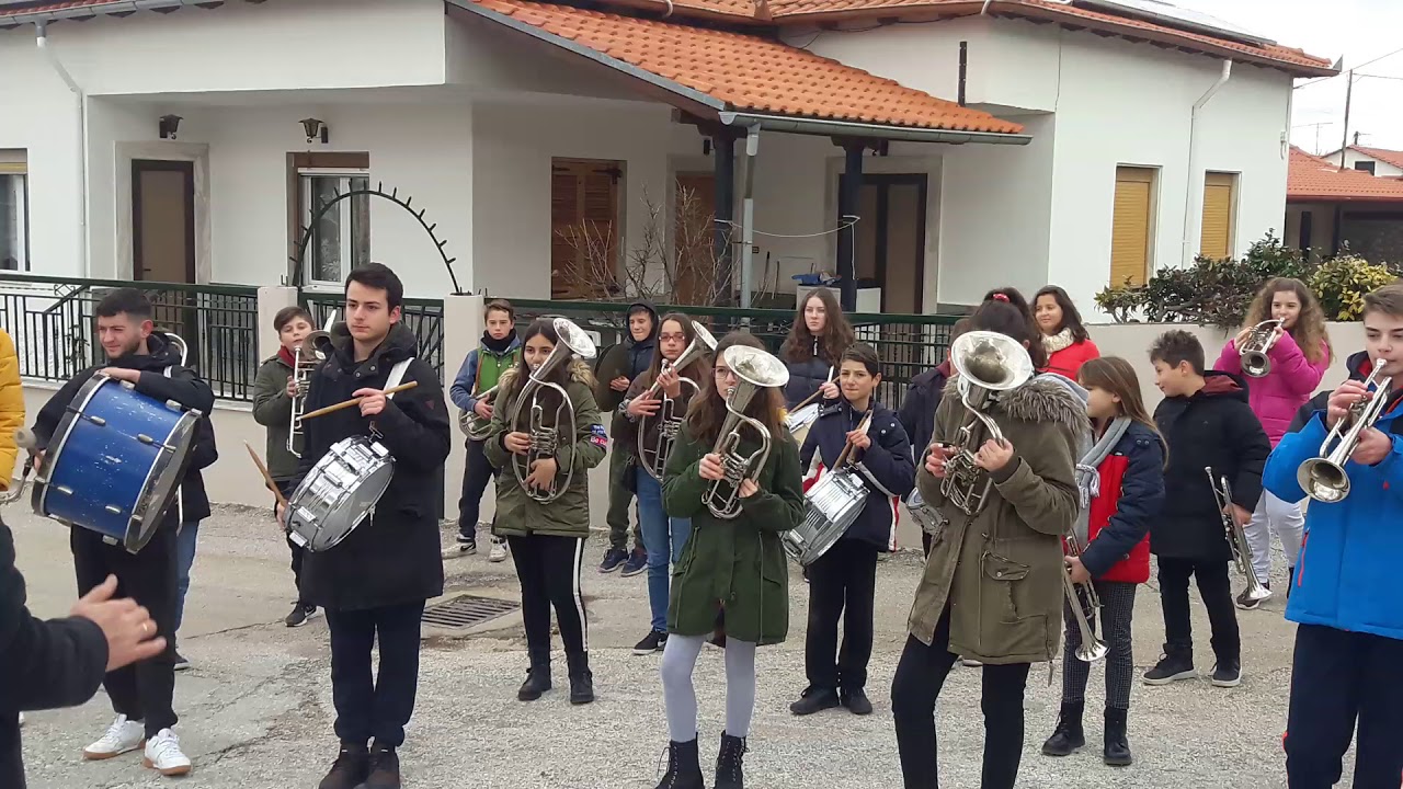 Φιλαρμονική Πρώτης 24-12-2019 Μικρός Τυμπανιστής - YouTube