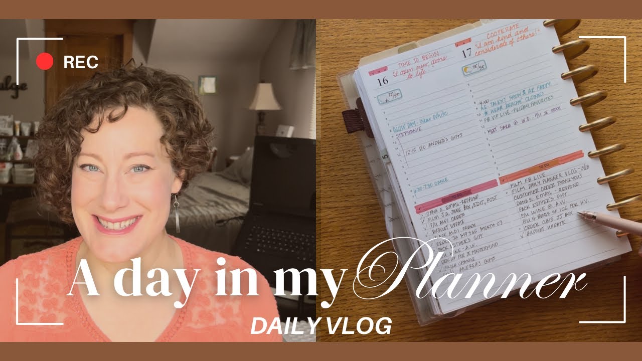 A Day In My Planner VLOG | Jane’s Agenda Classic Discbound - YouTube