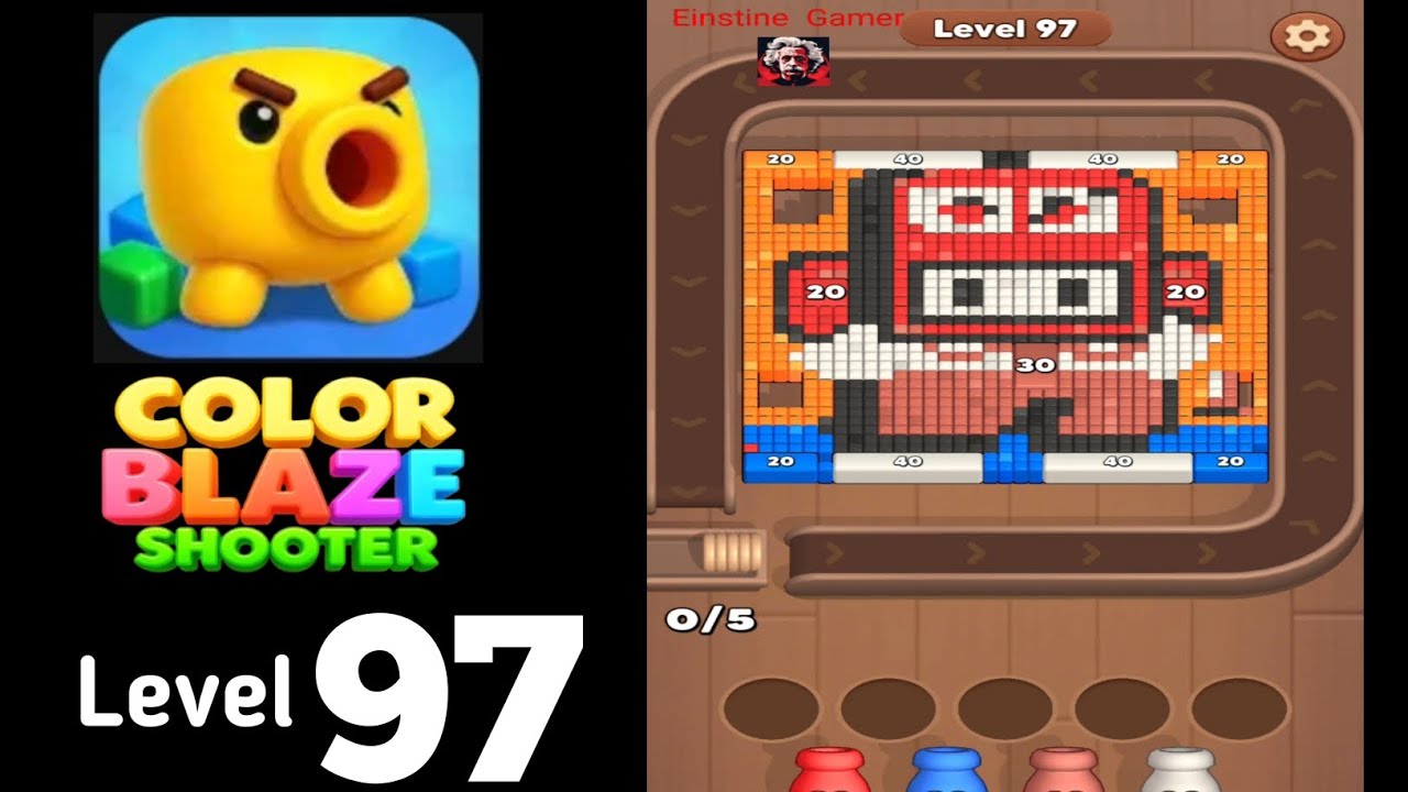 Color Blaze Shooter level 97 Guide Walkthrough Solution - YouTube
