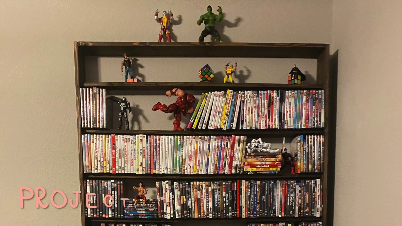 DIY DVD SHELF - YouTube