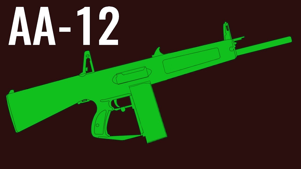 AA-12 - Comparison in 10 Random Video Games - YouTube