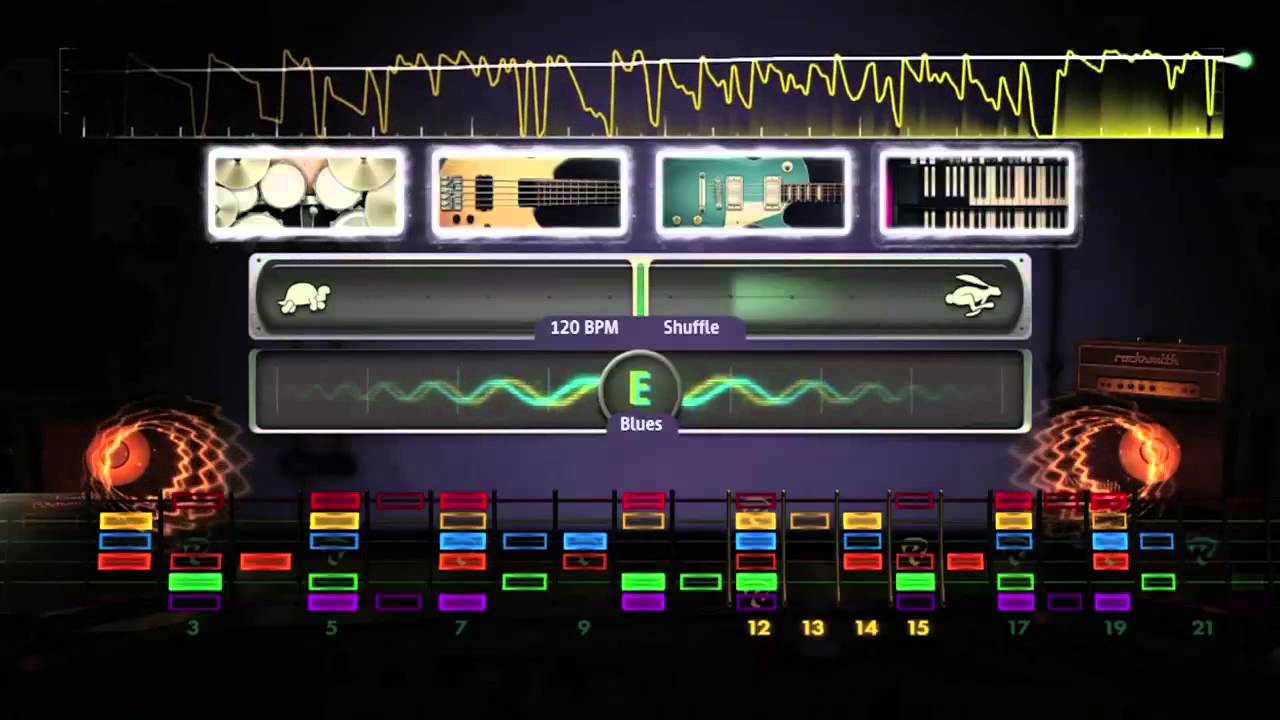 Rocksmith 2014 - Weekly Session Mode Jam - Week 1 - Modern Blues (E Blues scale) - YouTube