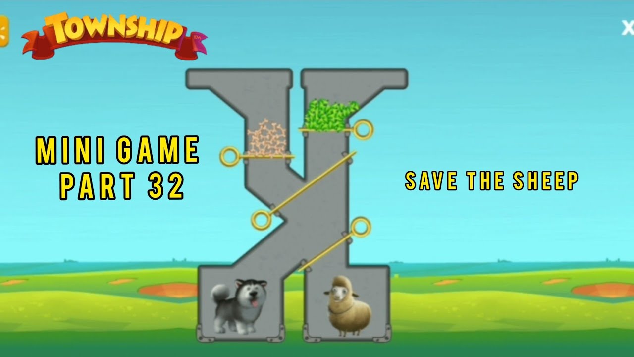 TOWNSHIP MINI GAME PART 32 - SAVE THE SHEEP - YouTube