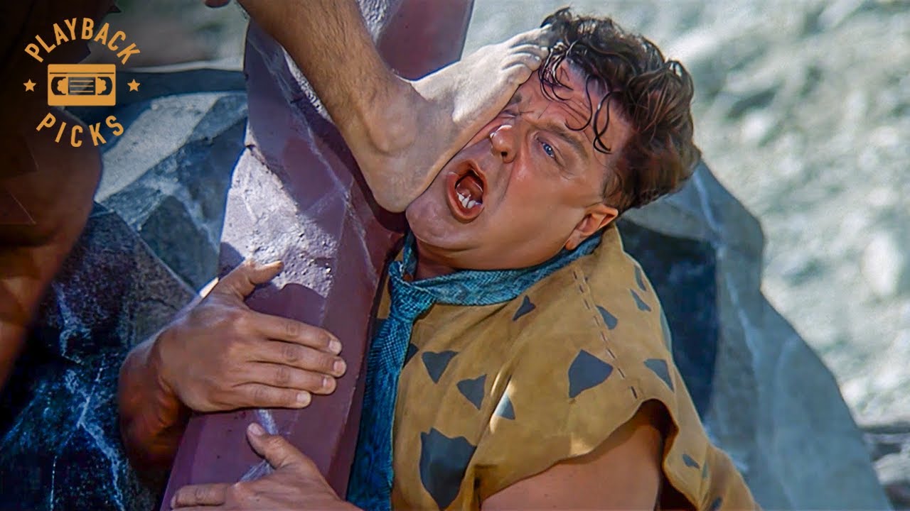 Fred and Barney Stop Cliff | The Flintstones - YouTube