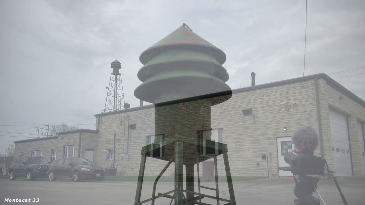 Federal Signal Model 7B Siren Test, Alert, Dover, WI - YouTube