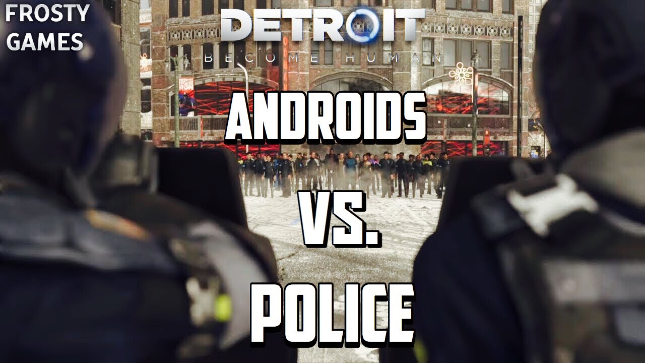 Detroit: Become Human Freedom March Confrontation - YouTube