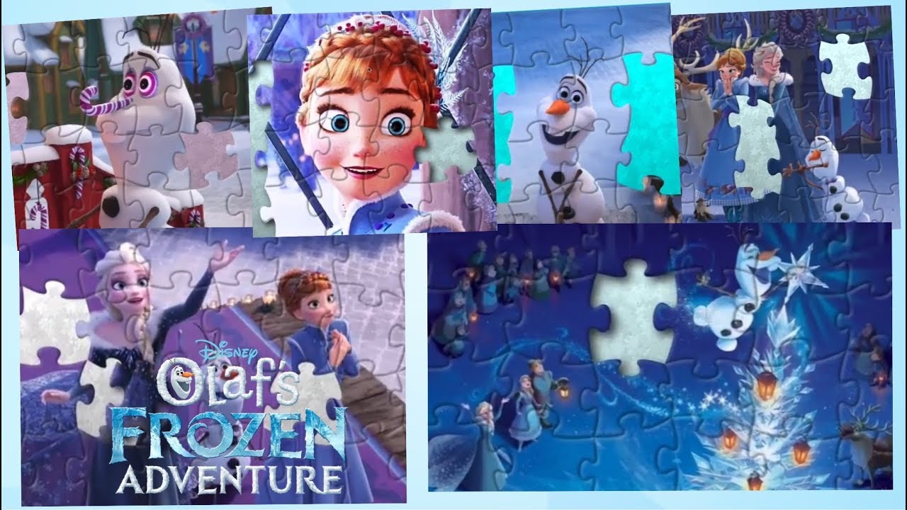 Disney Olafs Frozen Adventure Jigsaw Puzzle Games and kids Activity ...
