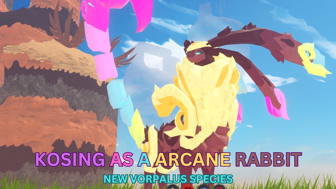 KOSing as a Arcane rabbit - Creatures of sonaria New easter creature ...