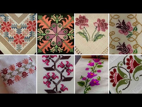ETAMİN HAVLU MODELLERİ, 🌸 KANAVİCE İŞLEME ÖRNEKLERİ 🌸
