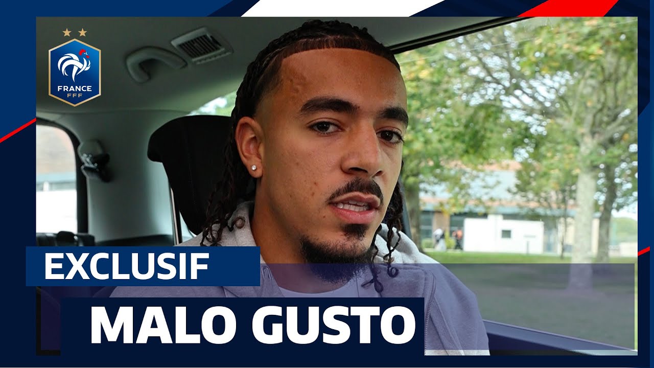 Malo Gusto, des Espoirs aux A, Equipe de France I FFF 2023 - YouTube