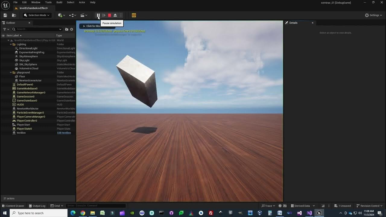 Newton Plugin for Unreal, Part 4, working with rigid bodies - YouTube