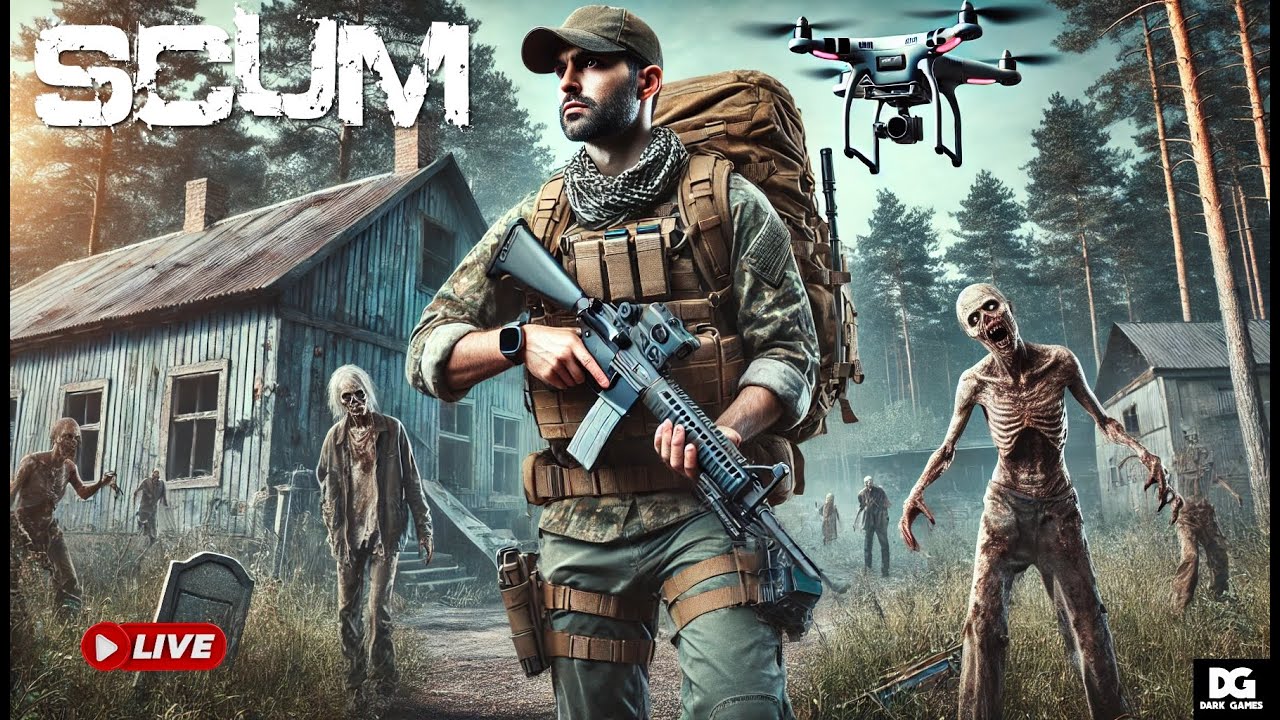 SCUM - AO VIVO | LIVE | SURVIVAL | PVP - YouTube
