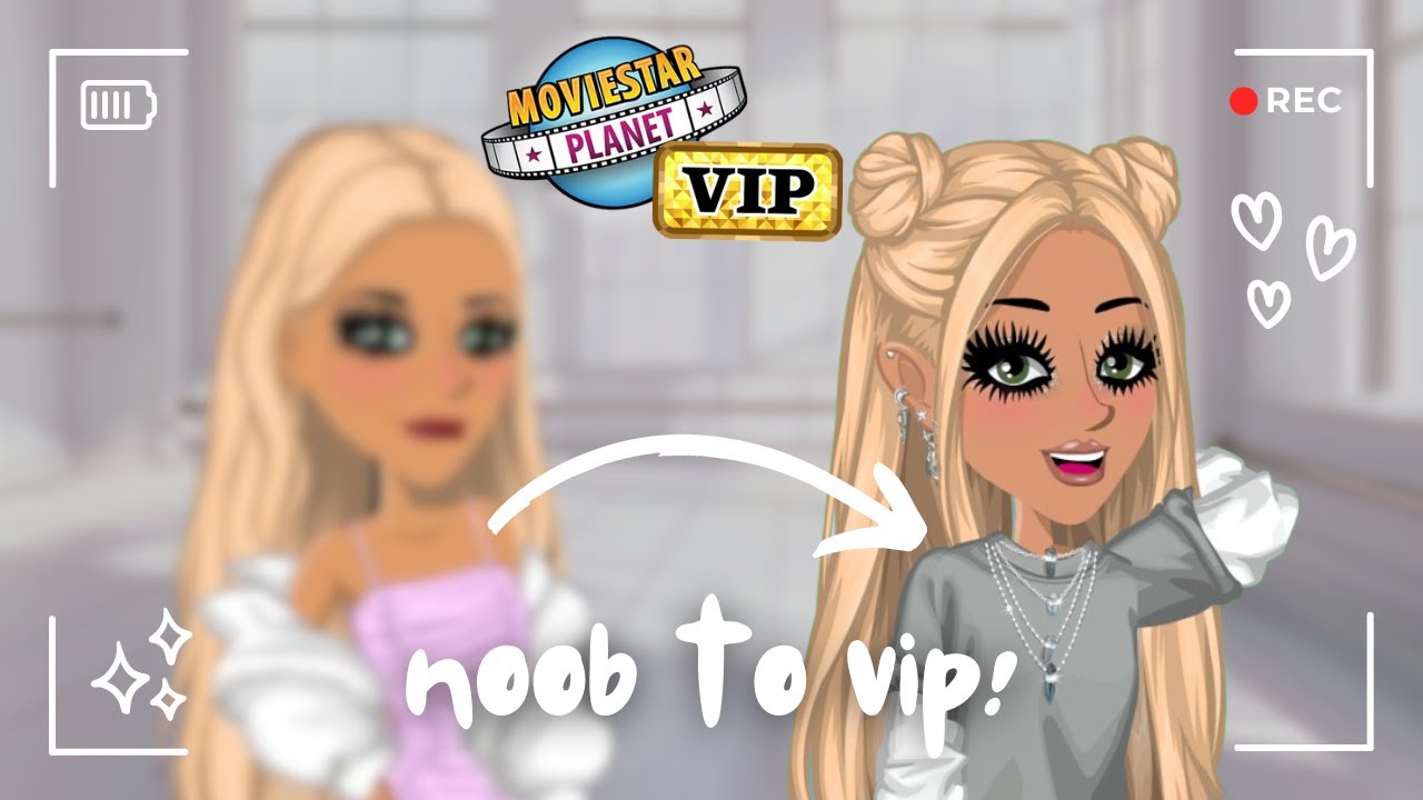 noob to vip! (1 week vip) ⭐ ~ moviestarplanet - YouTube