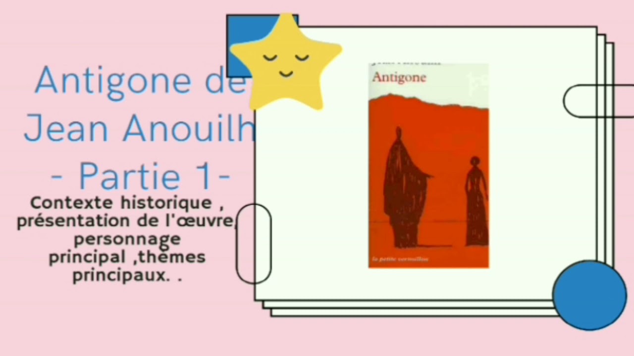 Antigone:français 1re année bac(contexte historique, présentation de l ...