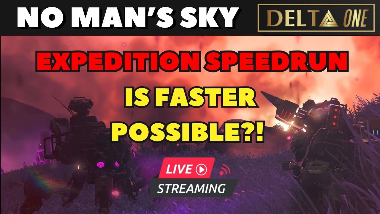 LIVE No Man's Sky Singularity Expedition Speedrun - Is 36 Even Possible?! - YouTube
