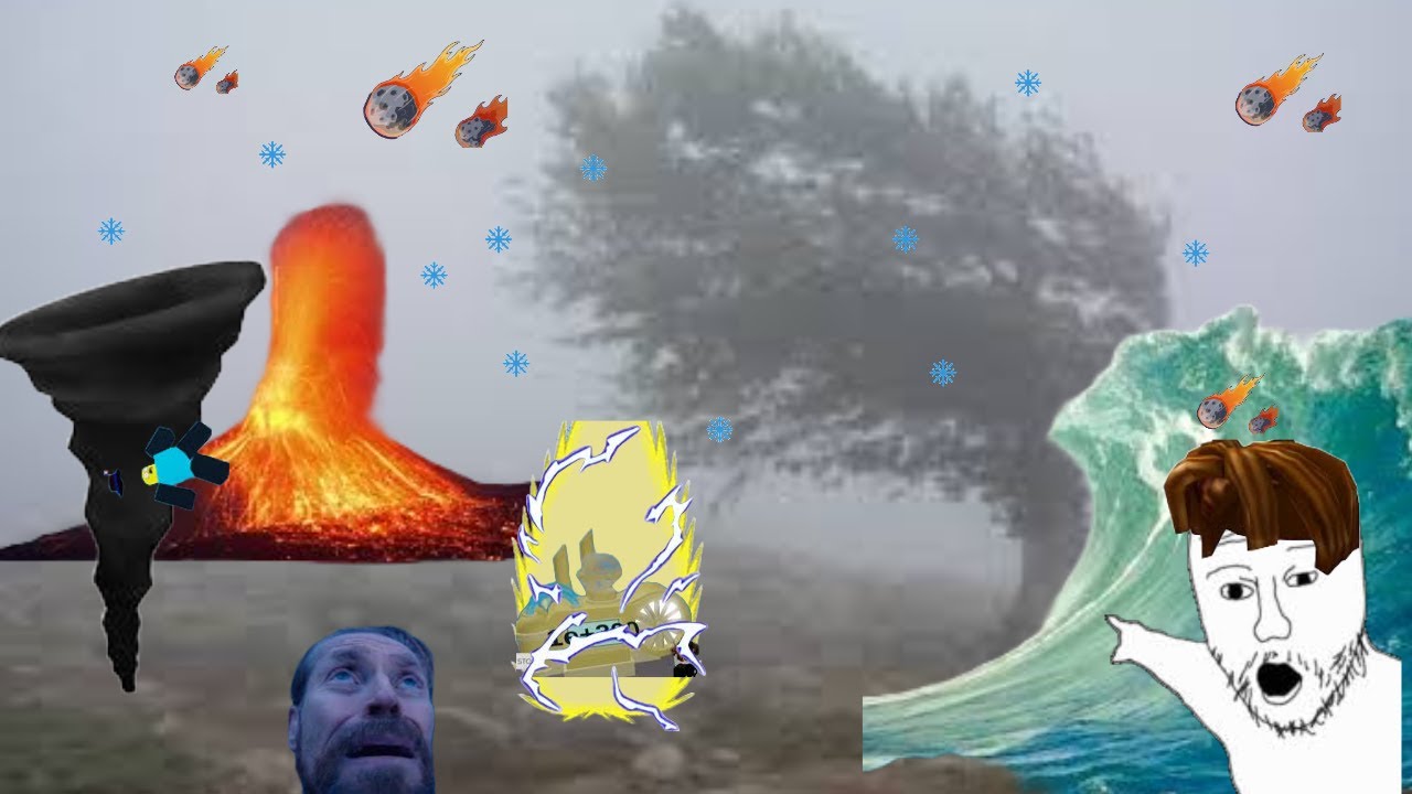 Natural Disaster Suvival Funny Moments (Memes) 🌋 - YouTube