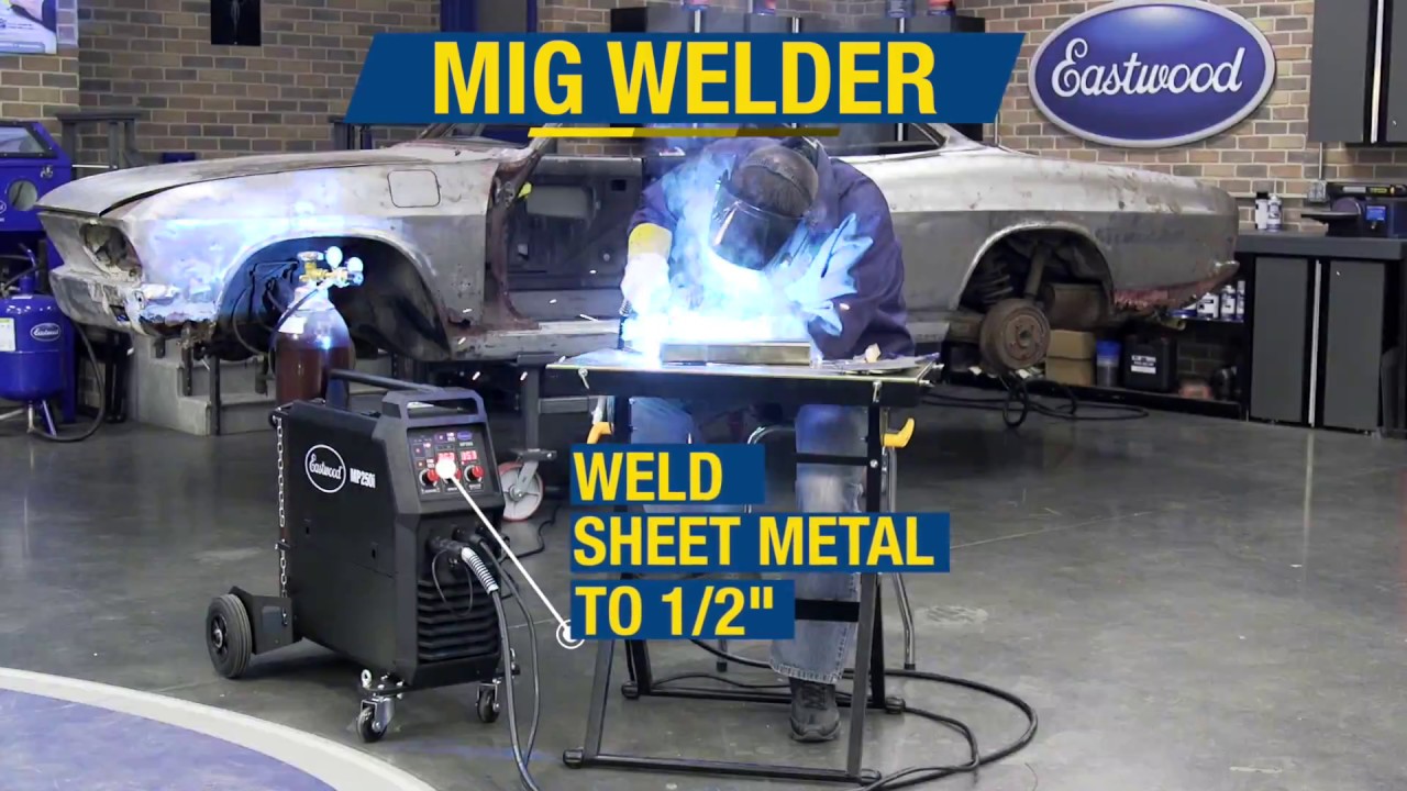 MIG • TIG • STICK Welder - MP250i Multi-Process Welder - Eastwood ...