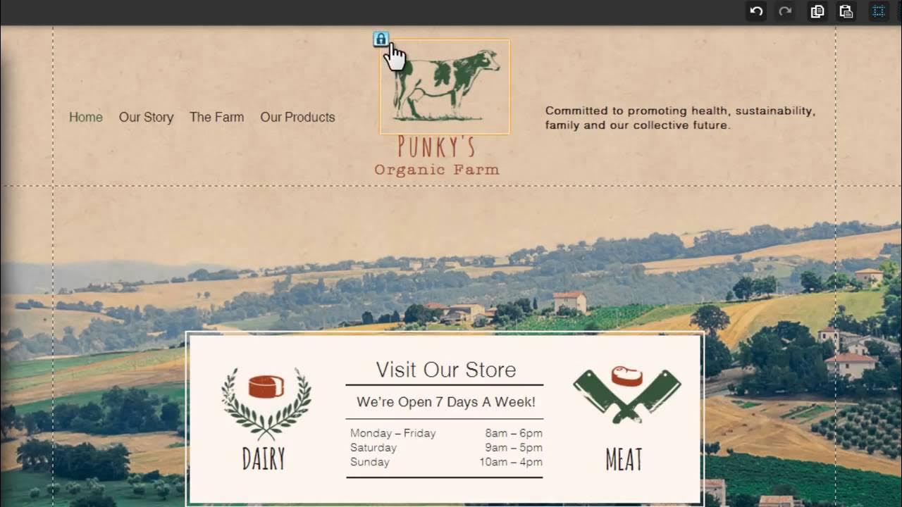 How to Lock an Element Wix com - YouTube