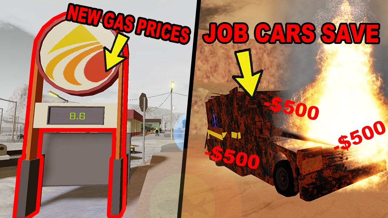 NEW GAS PRICES + JOB CARS UPDATE! (Anomic Update 1.12.0.2) (Roblox ...