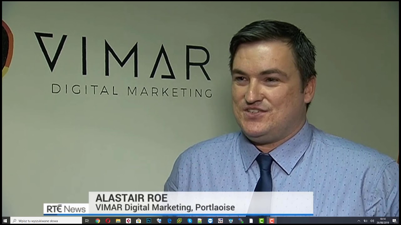 Alastair Roe of VIMAR Digital Marketing talking to RTE about online ...