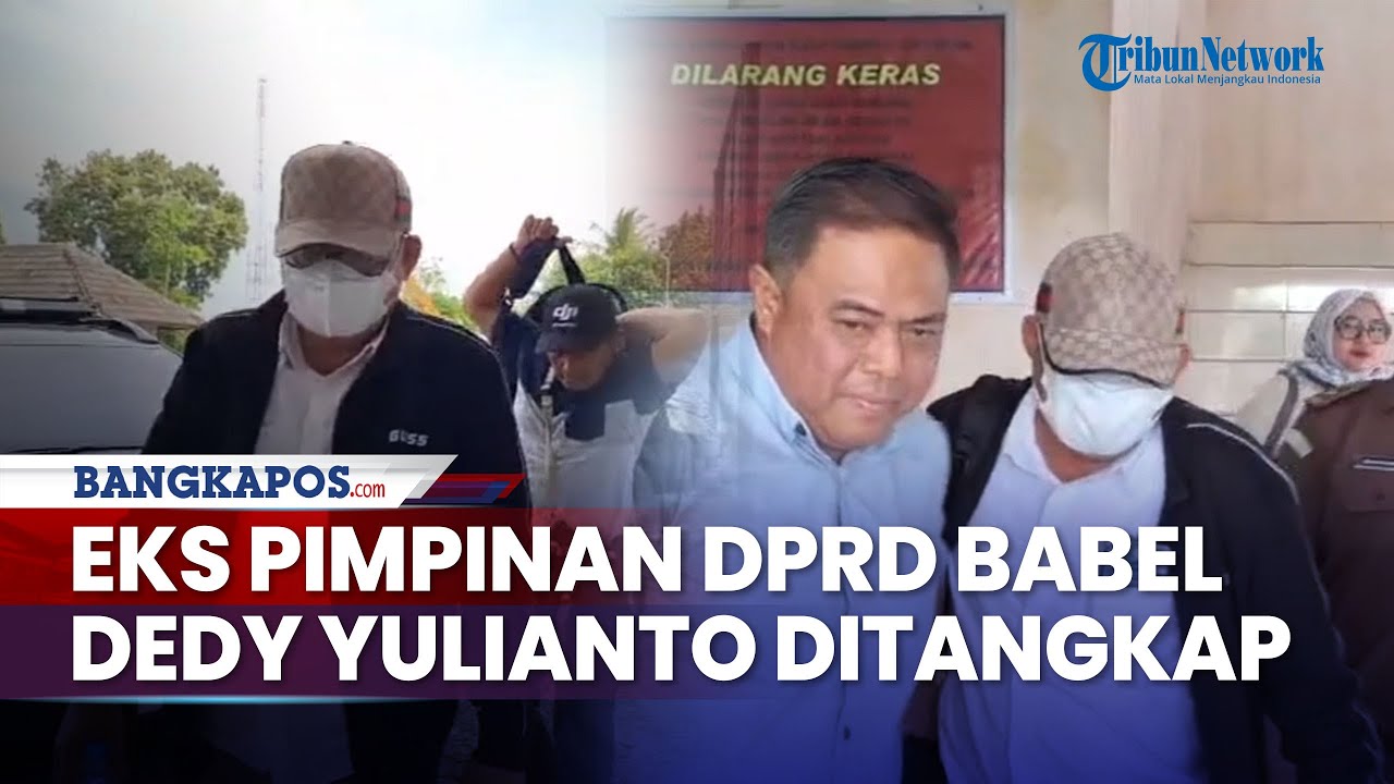 Dedy Yulianto Tersangka Korupsi Tunjangan Transportasi DPRD Babel Tiba ...