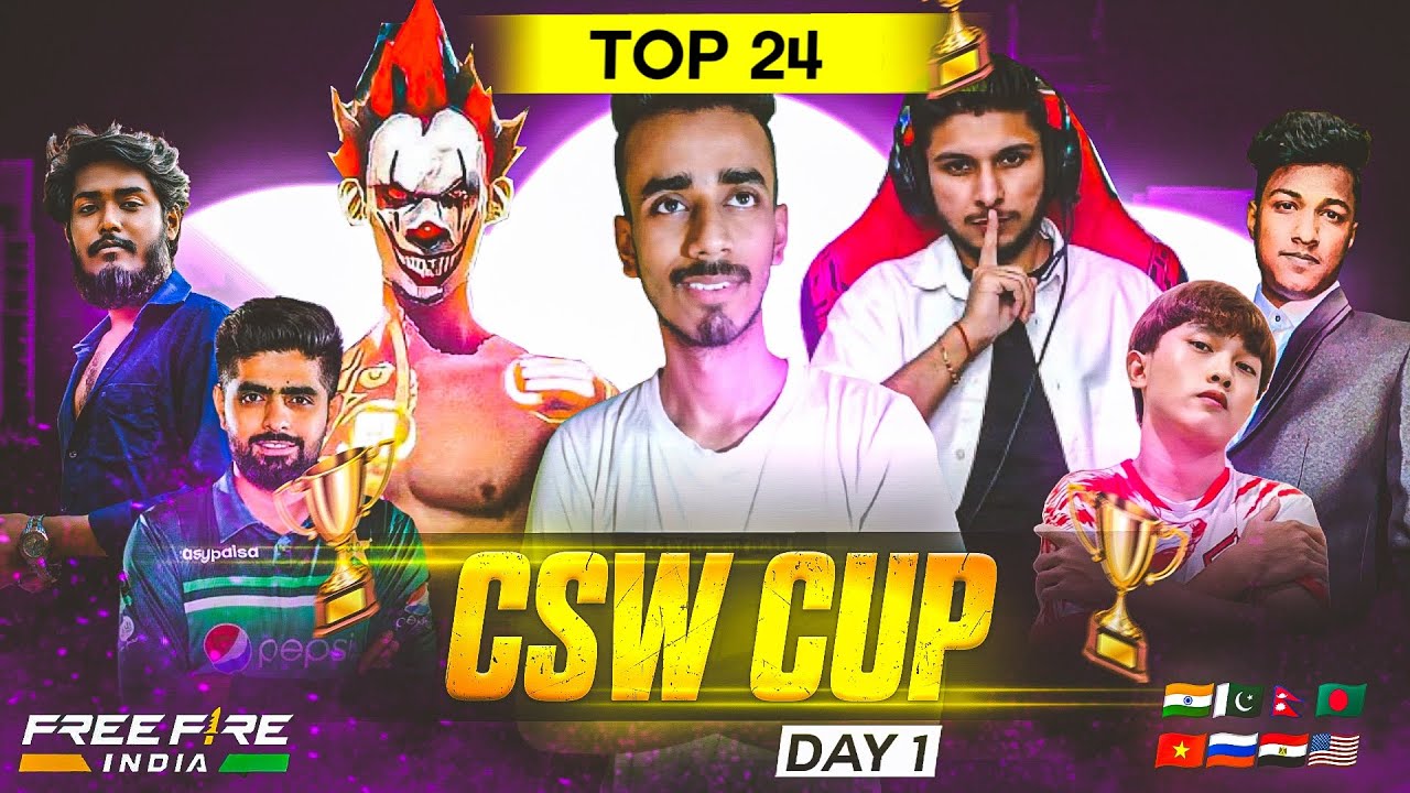 CSW TOURNAMENT 🏆 TOP 24 🤩 DAY 1 NG, NXT, NL, XT, AIMBOT 🔴 # ...